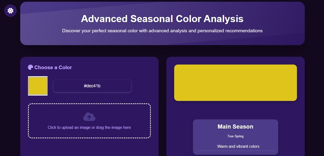 Seasonal Color Analysis Tool: The Best Color Season Finder